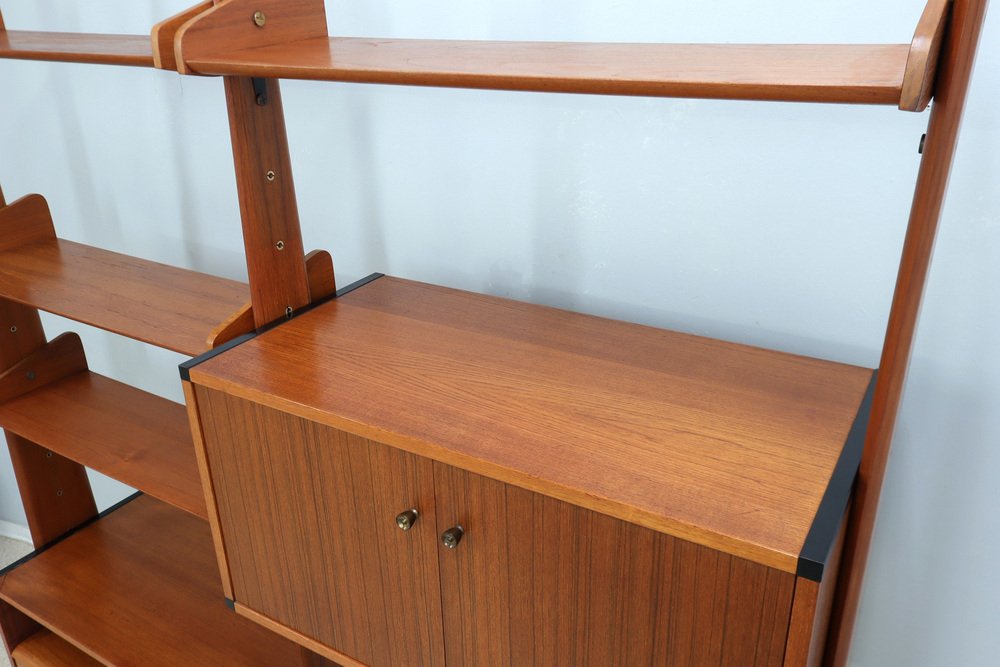 Mid-Century Teak Bookcase from AV Arredamenti, 1950s for sale at Pamono