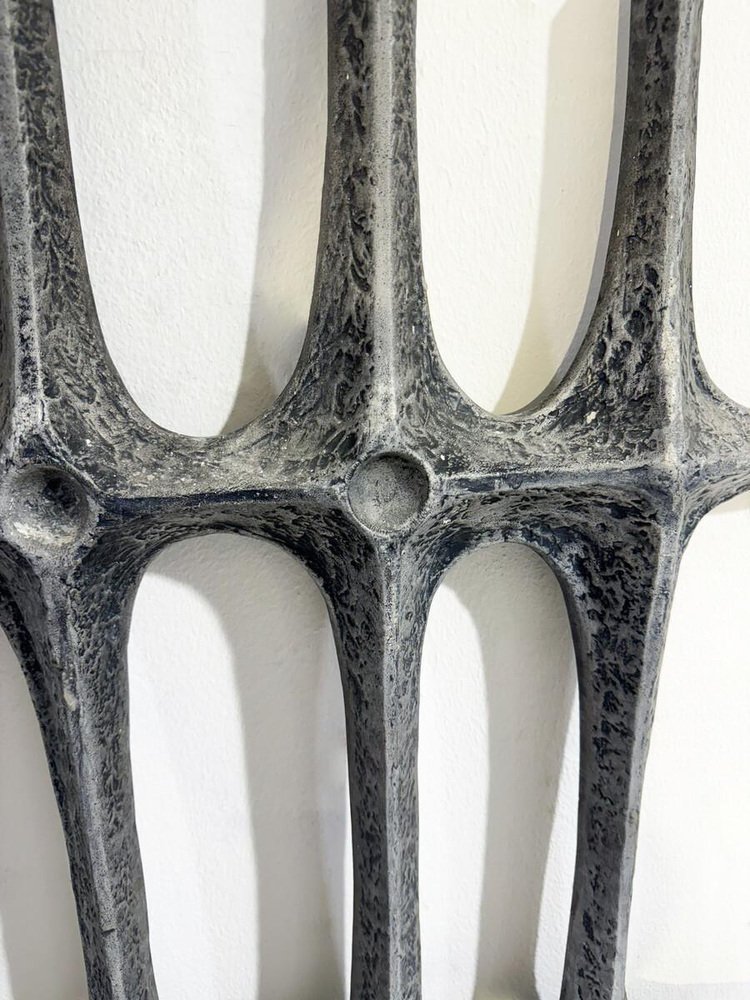 Mid-Century Modern Wrought Iron Wall Decoration, 1960s for sale at Pamono