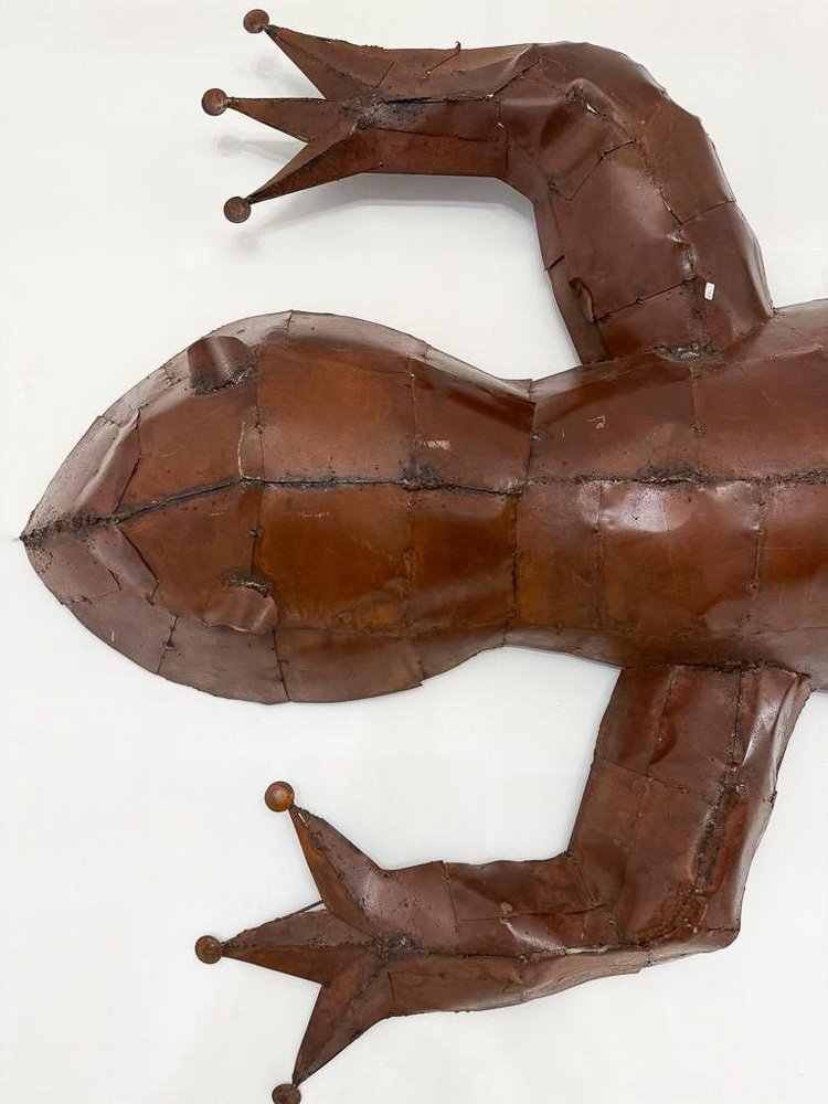 Large Mid-Century Lizard Wall Sculpture for sale at Pamono