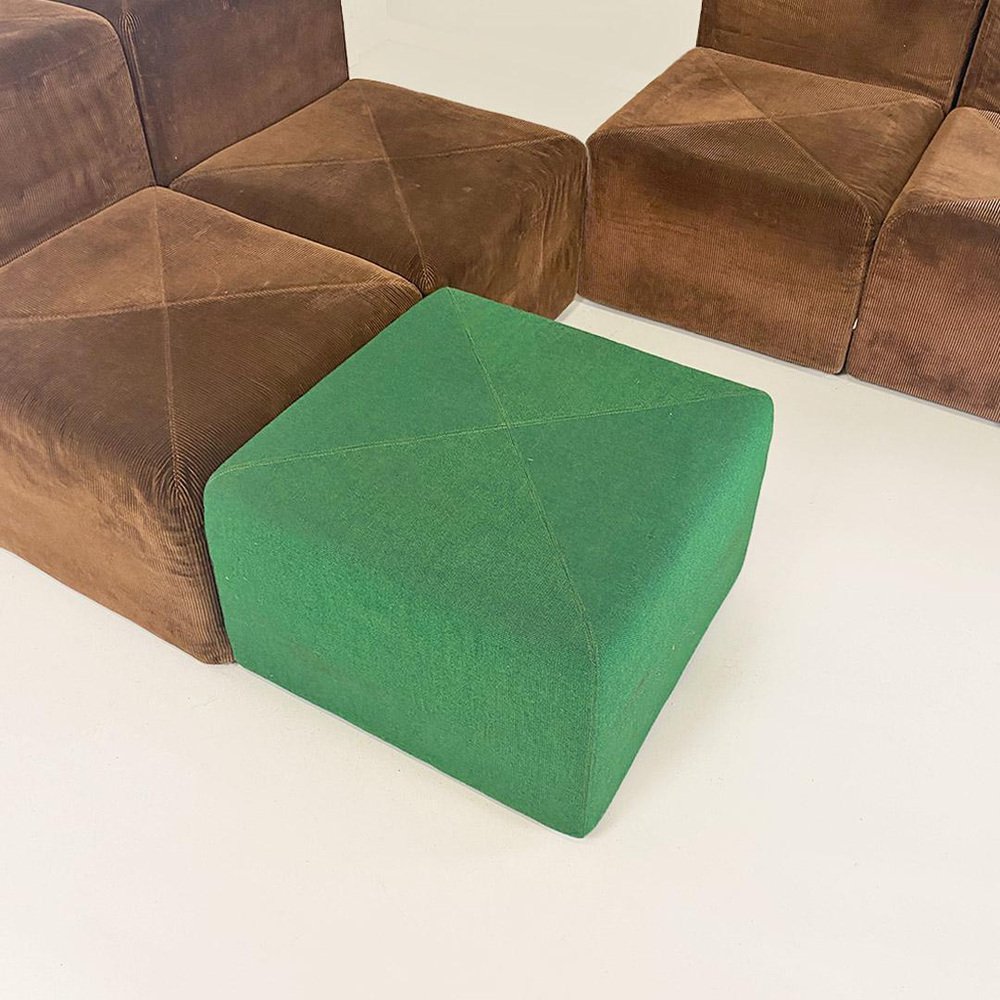 Italian Modular System 61 Sofa by Giancarlo Piretti für Anonima ...