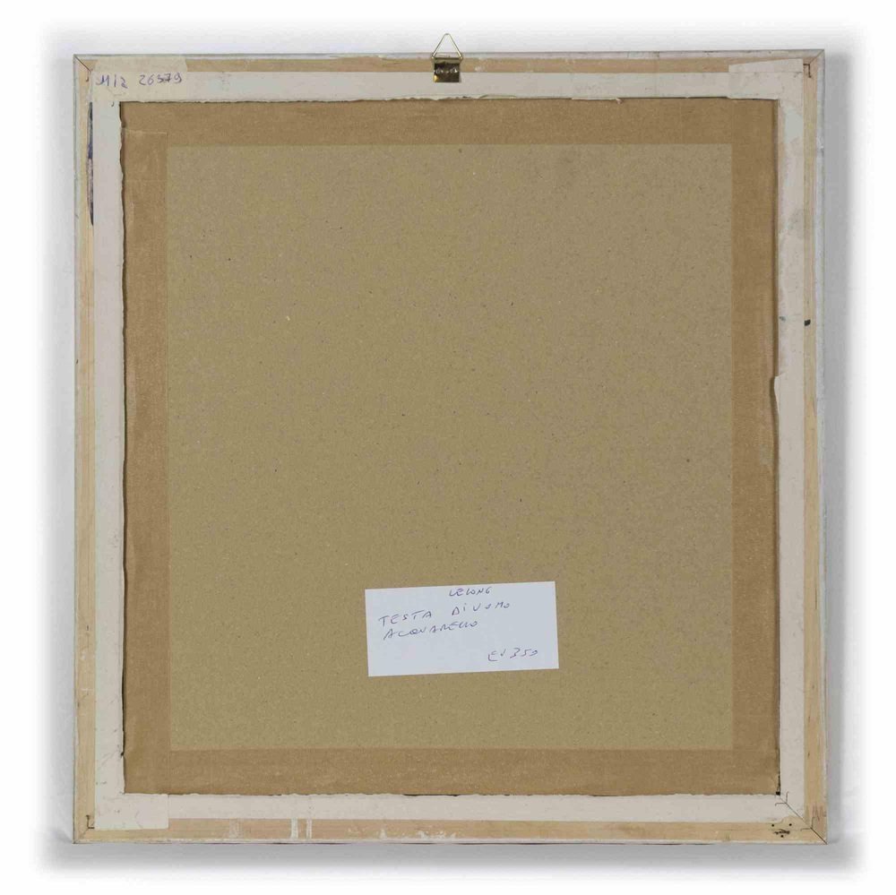 Pierre Emile Lelong, Portrait of Man, Drawing, Mid-20th Century, Framed ...