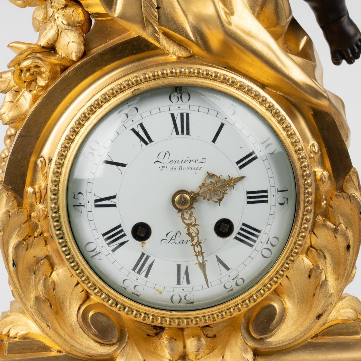 Napoleon III Mantel Clock, 19th Century, Set of 3 for sale at Pamono