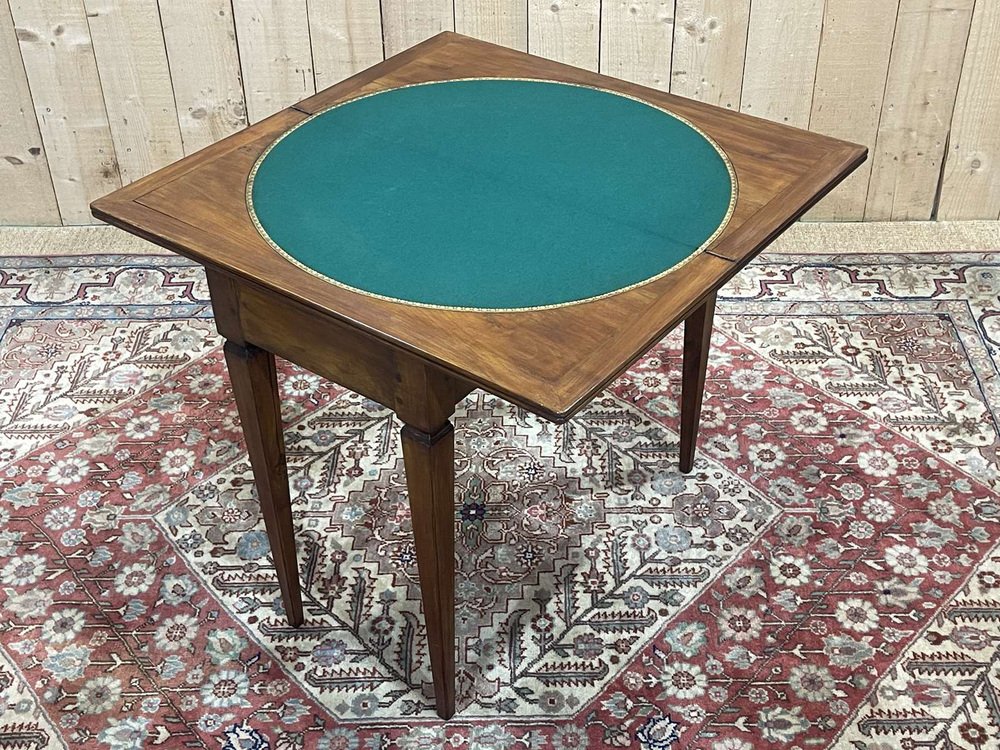 19th Century Cherry Game Table for sale at Pamono