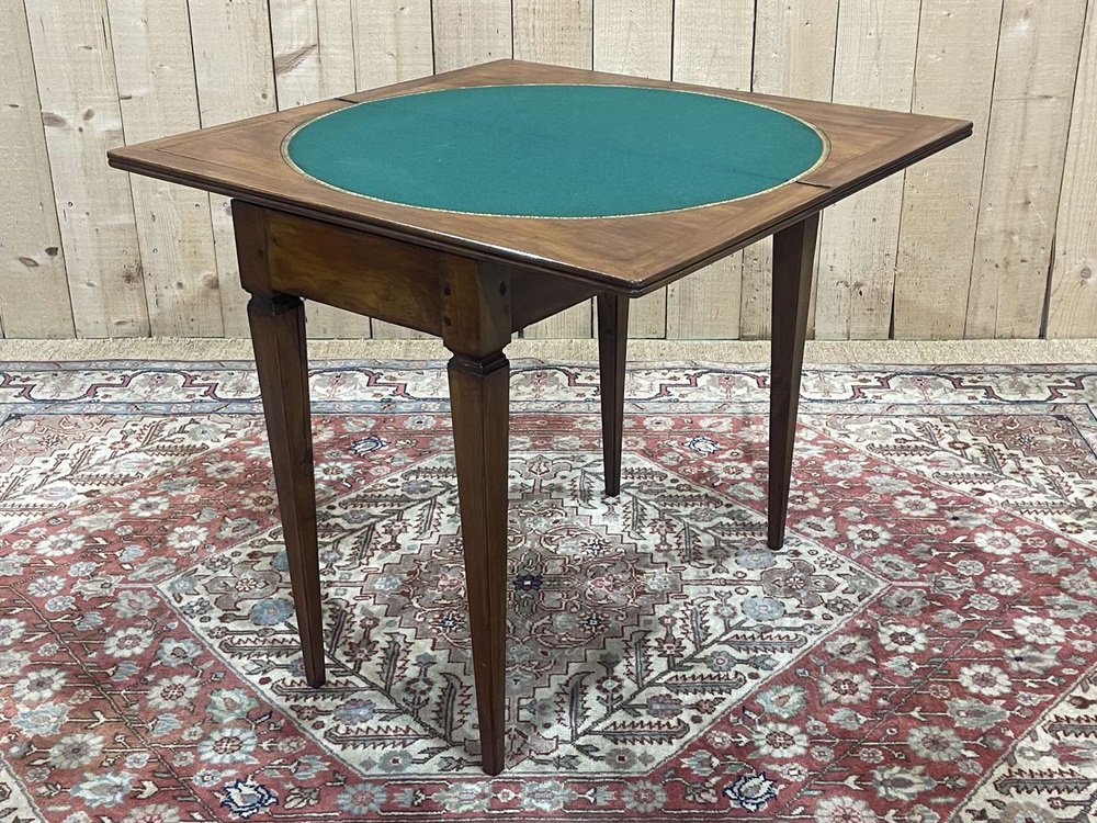 19th Century Cherry Game Table for sale at Pamono