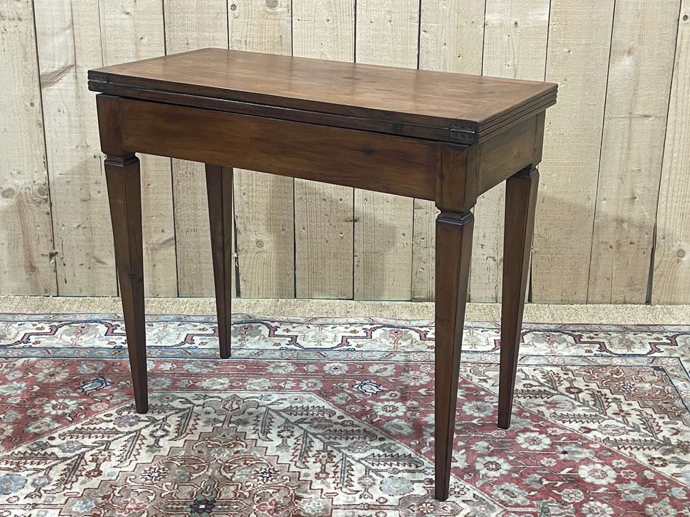 19th Century Cherry Game Table for sale at Pamono