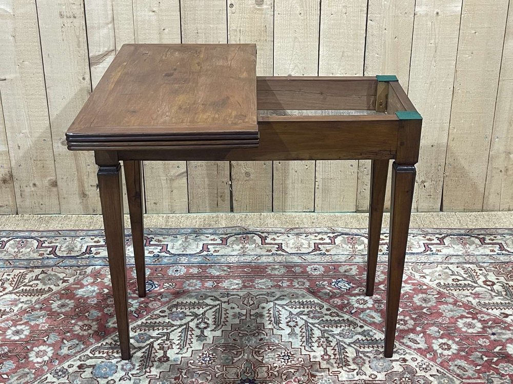 19th Century Cherry Game Table for sale at Pamono