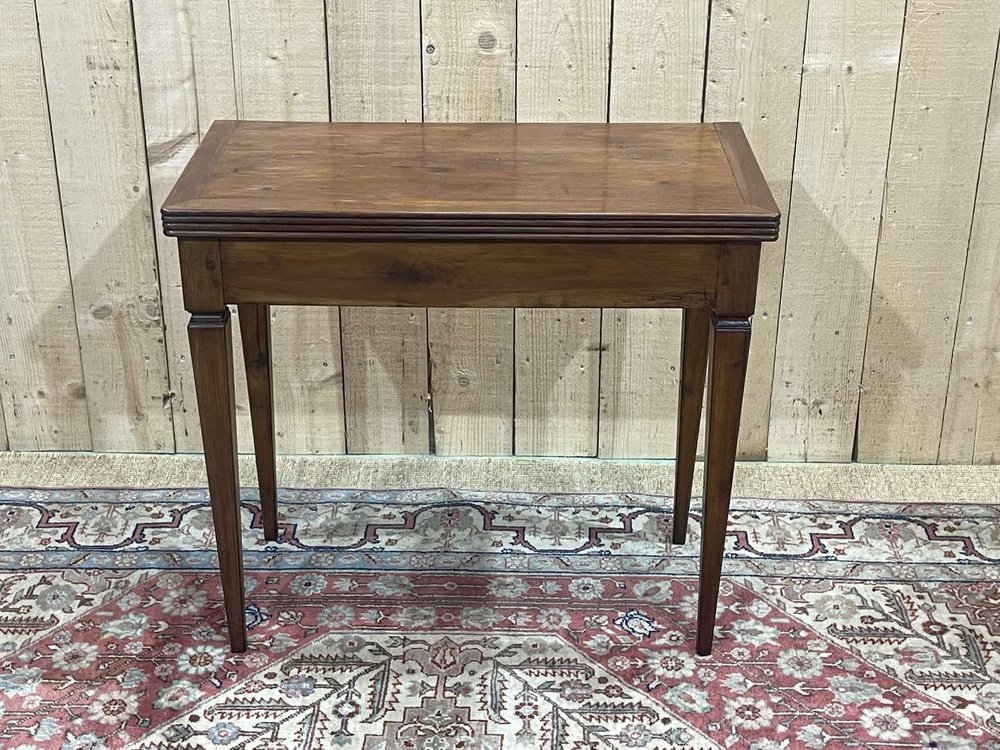 19th Century Cherry Game Table for sale at Pamono