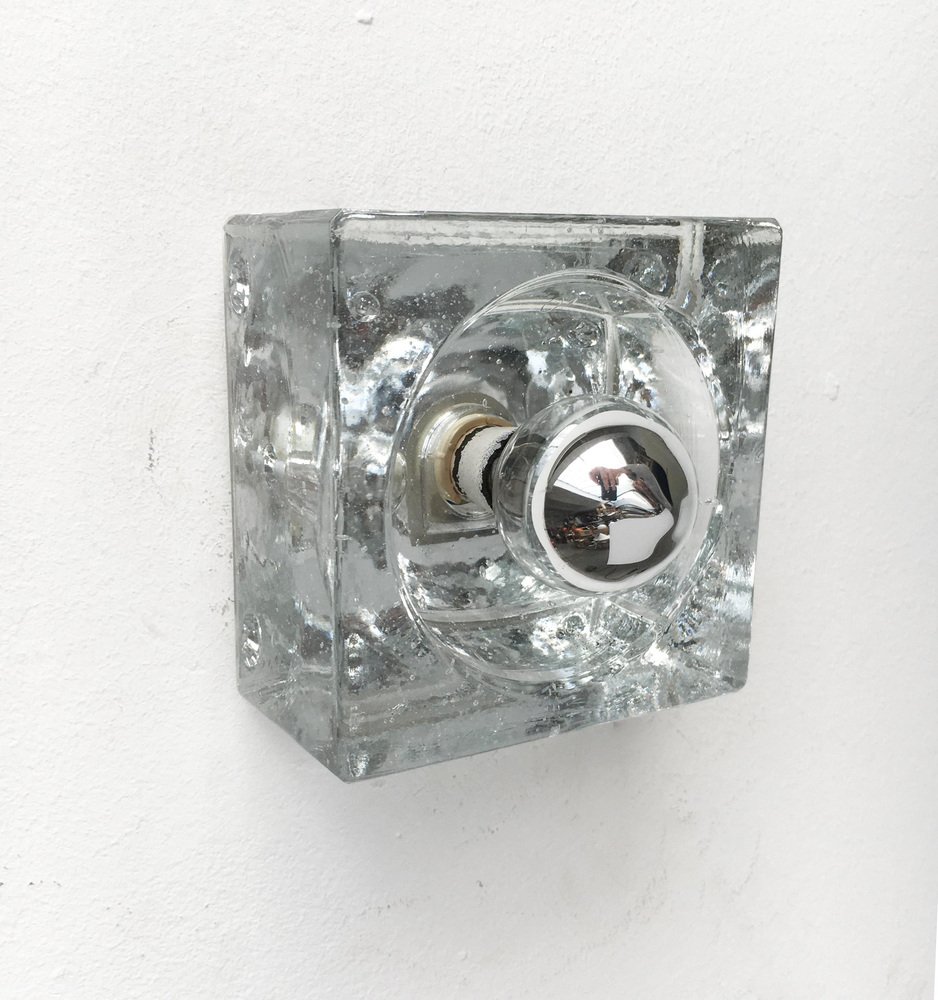 Vintage German Space Age Type 310 Wall Lamps in Glass by Ludwig ...