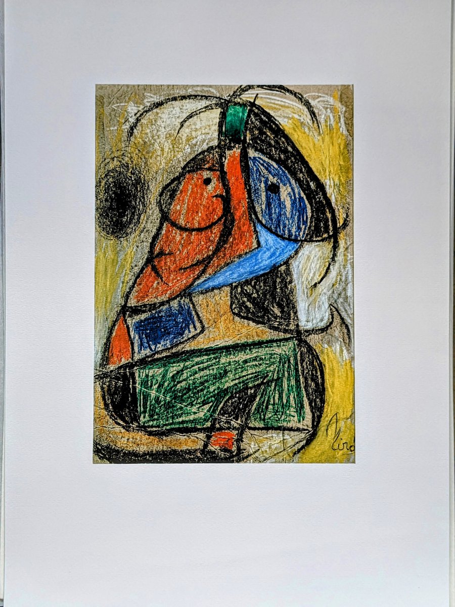 Joan Miro, Woman, Lithograph, 1976 for sale at Pamono
