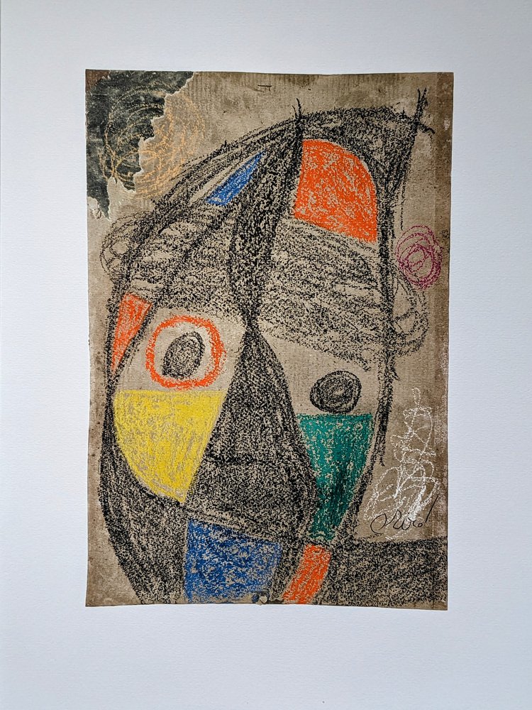 Joan Miro, Personnage, Lithographie, 1977 bei Pamono kaufen