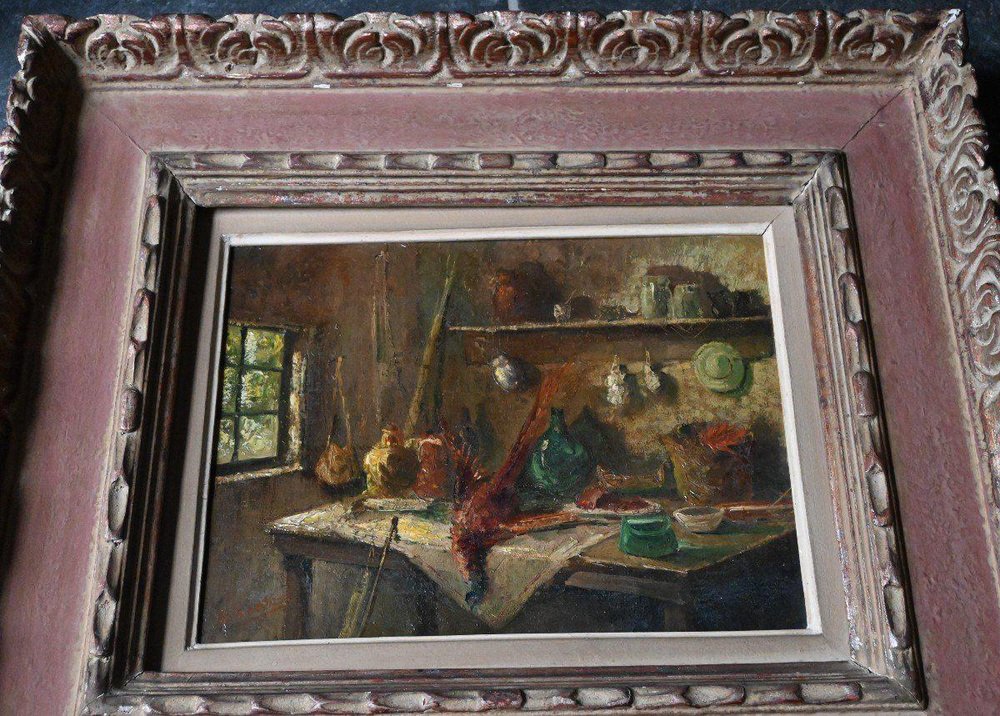 Still Life, 19th Century, Oil on Panel for sale at Pamono