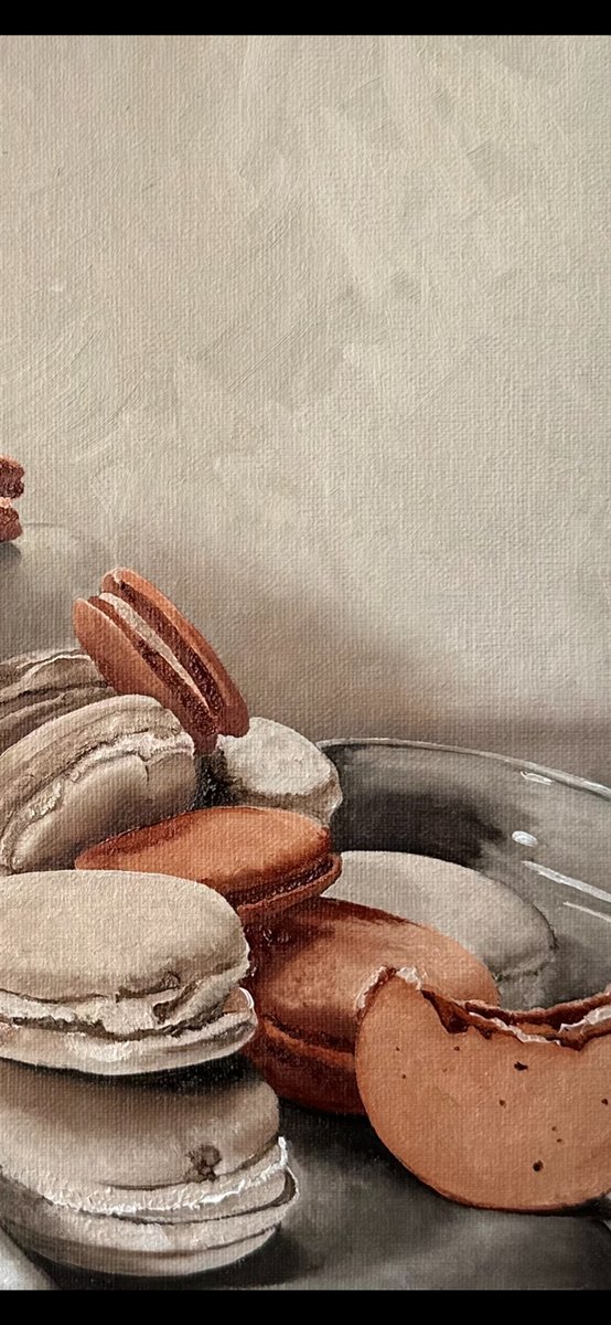Claudia Benavente, Want a Macaron ? Ah Ah, 2023, Oil on Canvas for sale ...