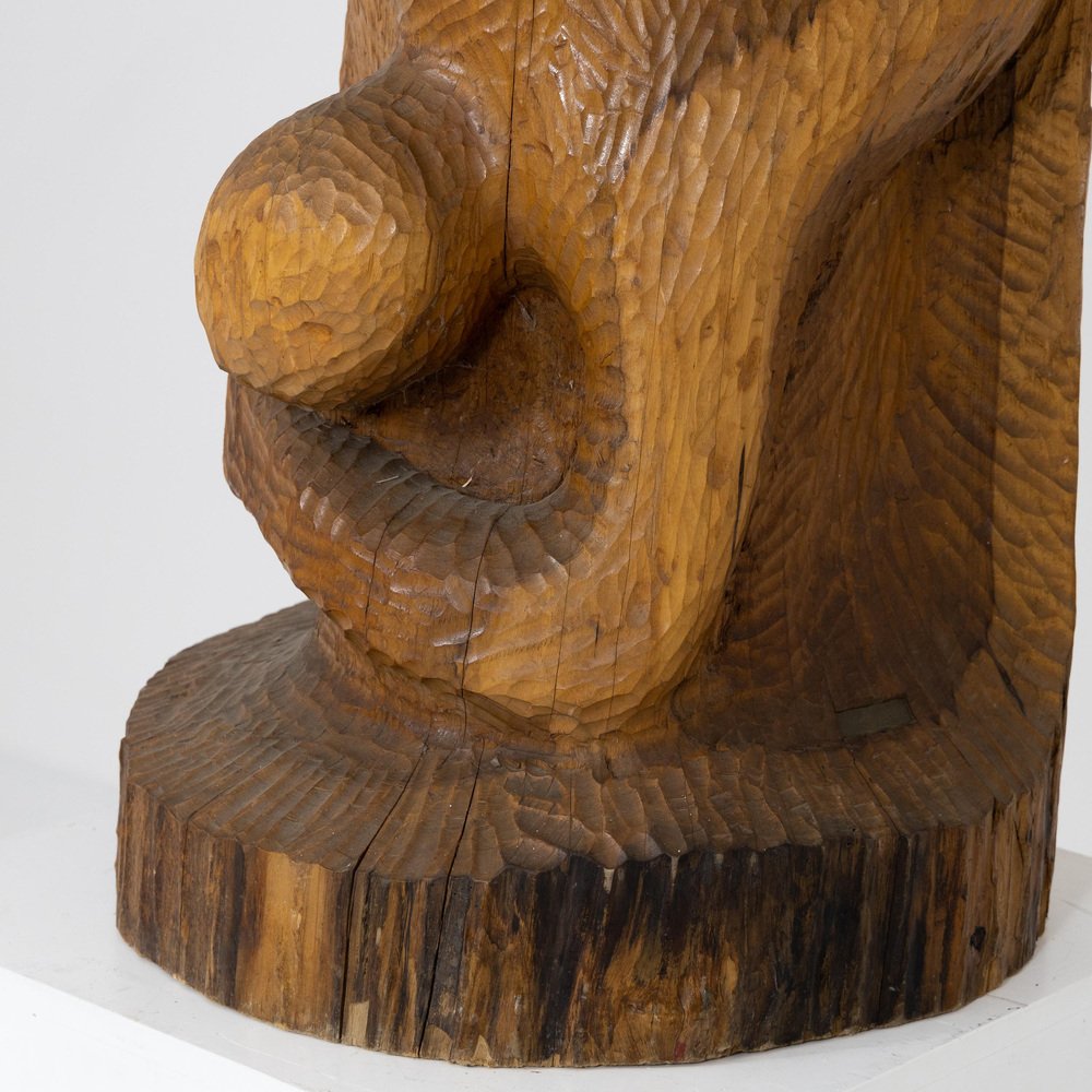 Giovanni Mason, Figurative Sculpture, 1970s, Oak for sale at Pamono
