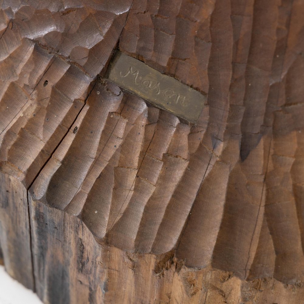 Giovanni Mason, Figurative Sculpture, 1970s, Oak for sale at Pamono