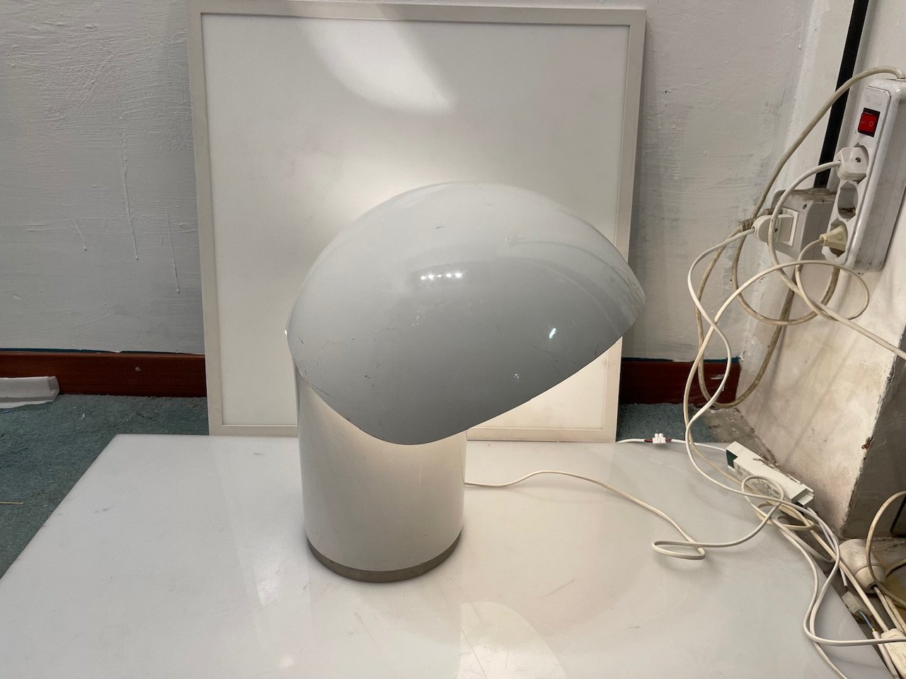 Mid-Century Modern Space Age Table Table attributed to Franco Buzzi ...