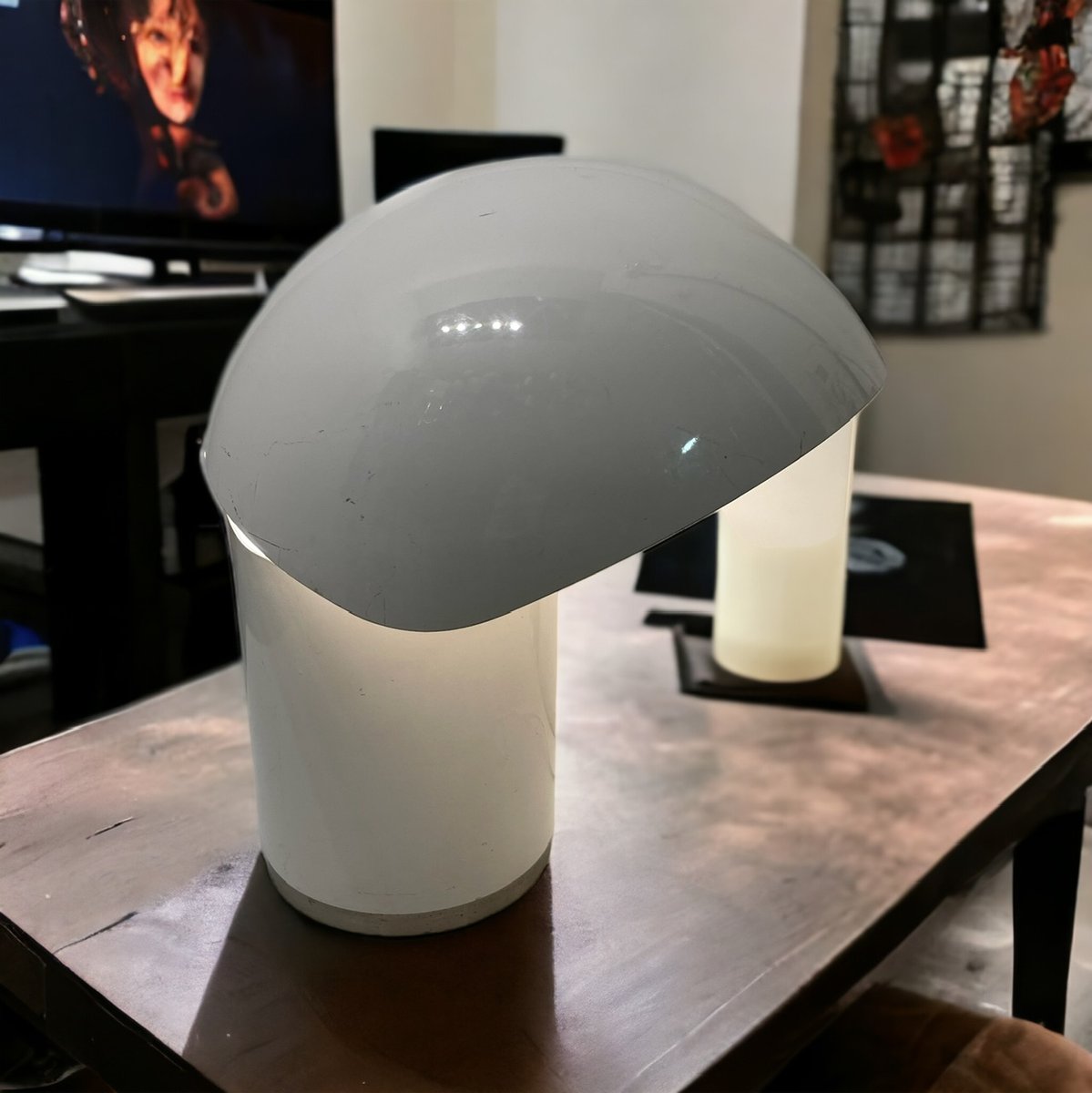 Mid-Century Modern Space Age Table Table attributed to Franco Buzzi ...