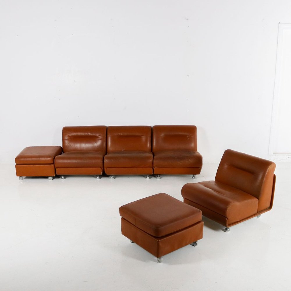 Canapé Modulable Concho par Jo Otterpohl pour Cor, 1970s, Set de 6 en vente sur Pamono