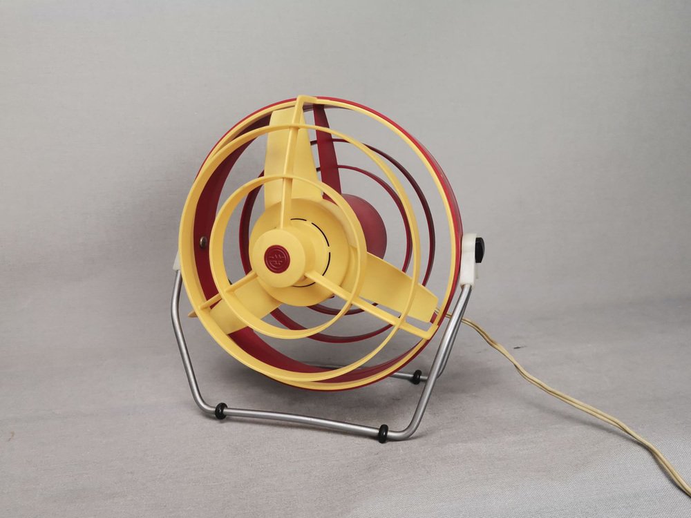 Mid-Century Rotating Electric Air Ventilator, 1970s for sale at Pamono