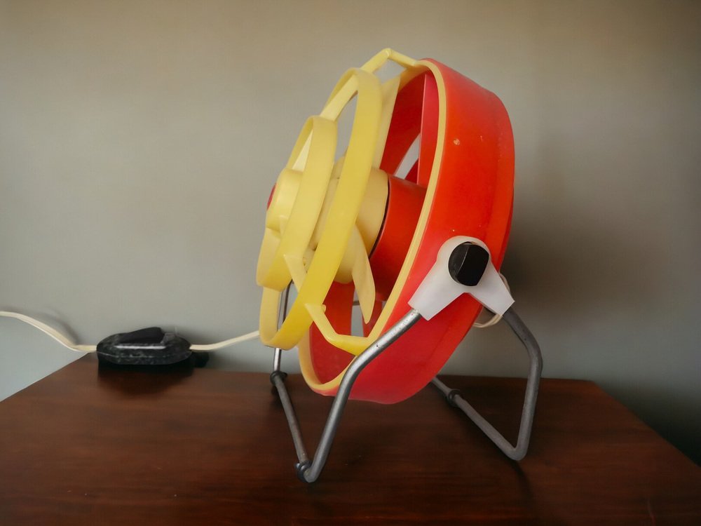 Mid-Century Rotating Electric Air Ventilator, 1970s for sale at Pamono