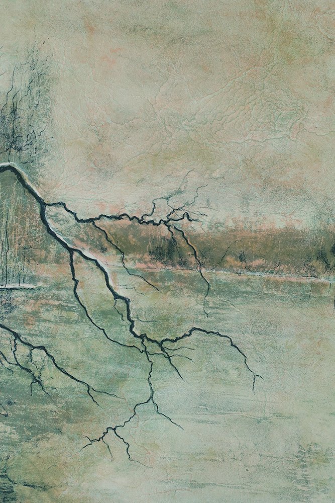 Bernard Gantner, Lac Hivernal aux Voges, Lithograph on Wove Paper ...