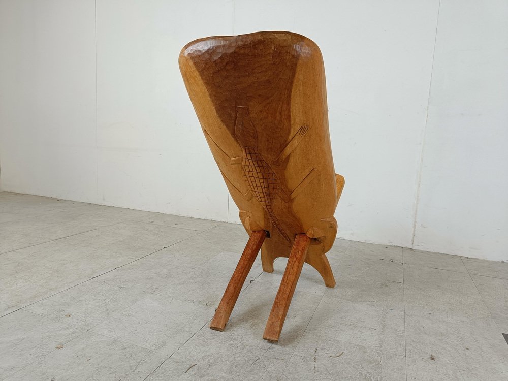 Vintage African Birthing Chair, 1960s for sale at Pamono Vintage African Birthing Chair, 1960s for sale at Pamono