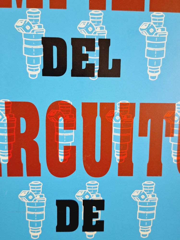 Auto Shop Advertising Sign Spark Plug Cleaner, 1980s for sale at Pamono