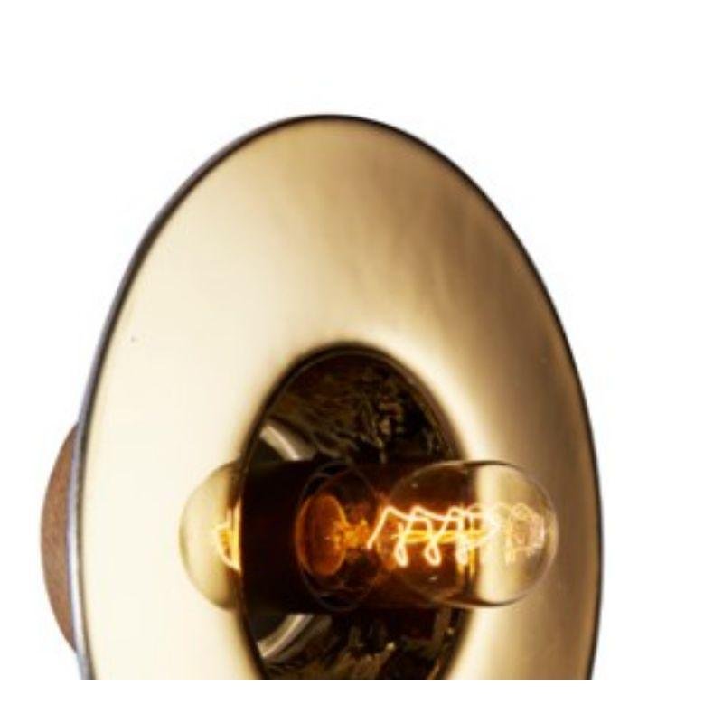 Gold Alvéole Wall Light by Radar for sale at Pamono