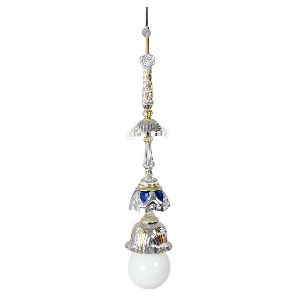 Silver and Blue L100 Light by Flétta for sale at Pamono