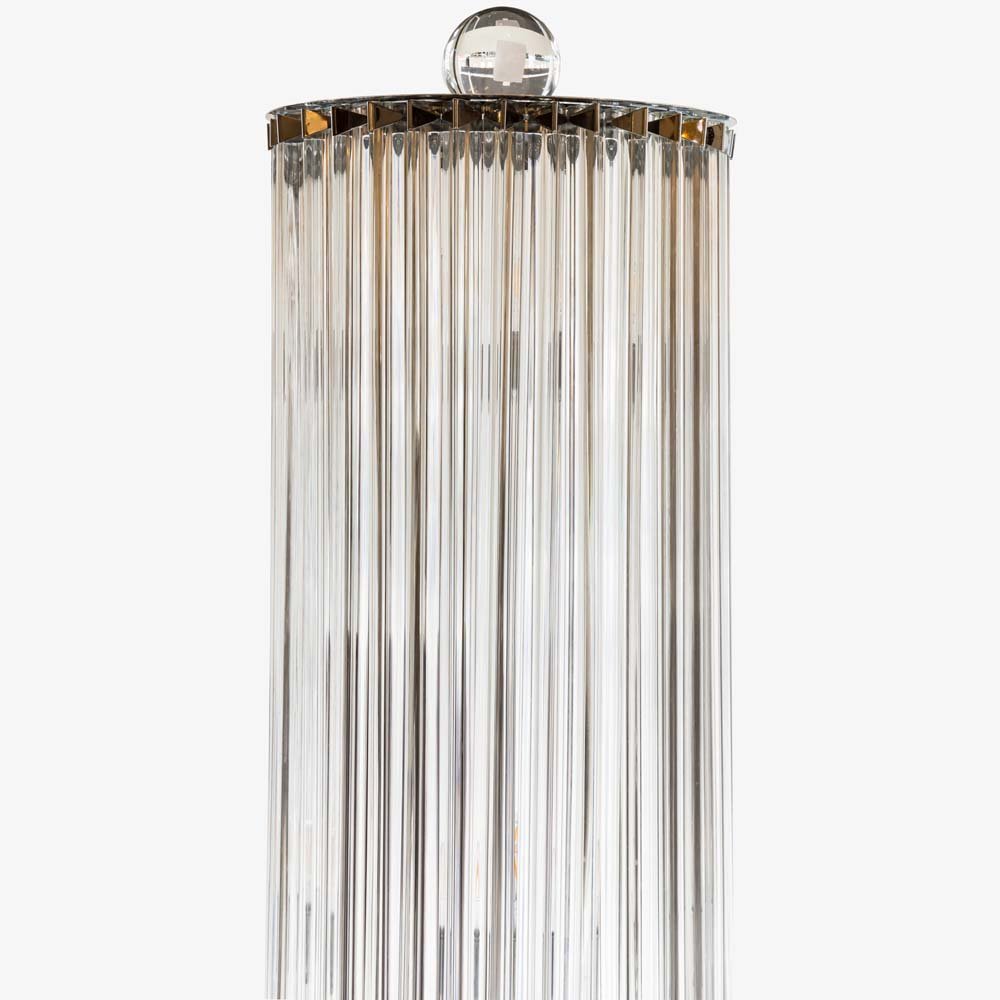 Triedri Murano Glass Column Floor Lamp, 1970s for sale at Pamono