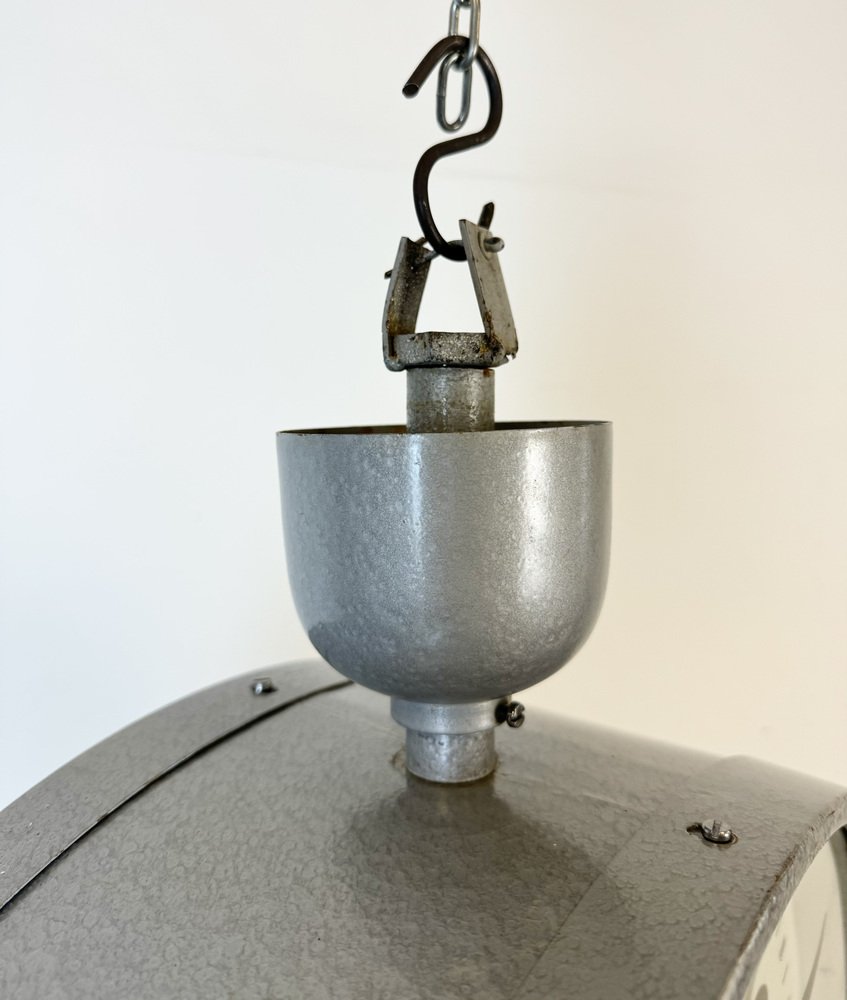 Large Industrial Double Sided Railway or Factory Clock from Pragotron ...