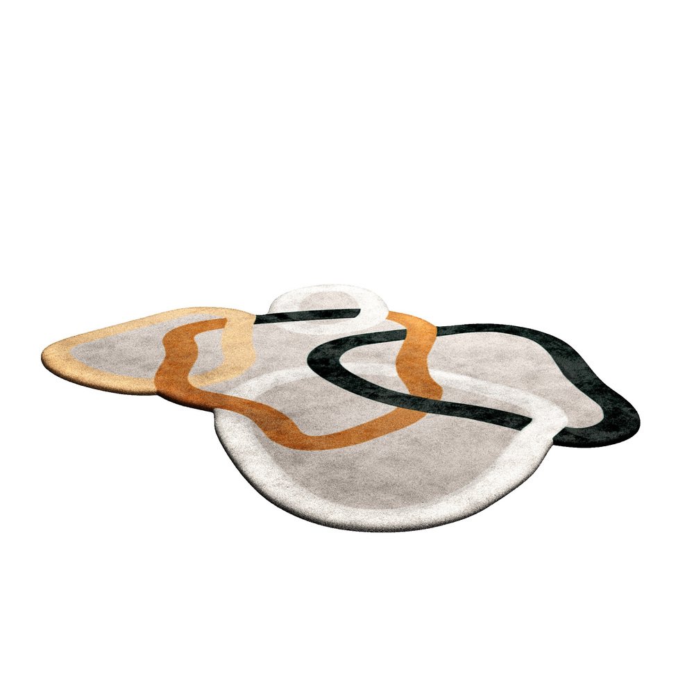 Tapis Shaped 04 Modern Eclectic Rug by TAPIS Studio for sale at Pamono