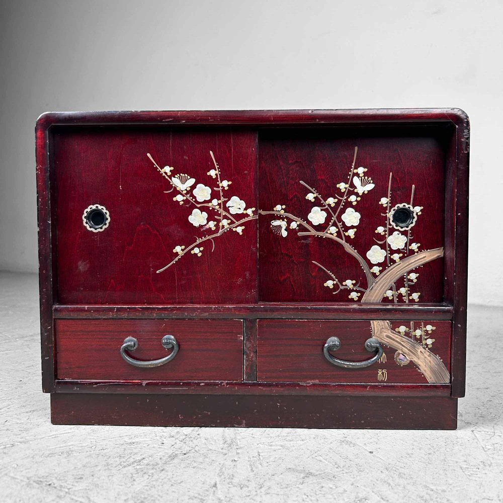 Small Japanese Sakura Tansu, 1960s. for sale at Pamono
