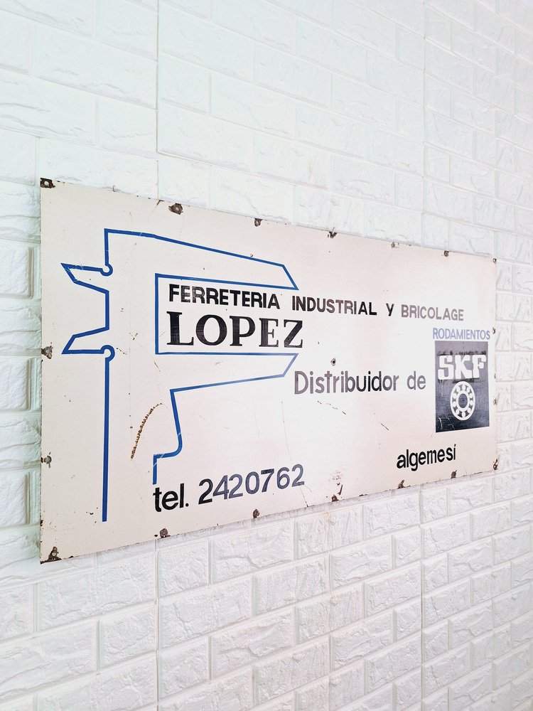 Vintage Hardware Store Sign, 1970s for sale at Pamono