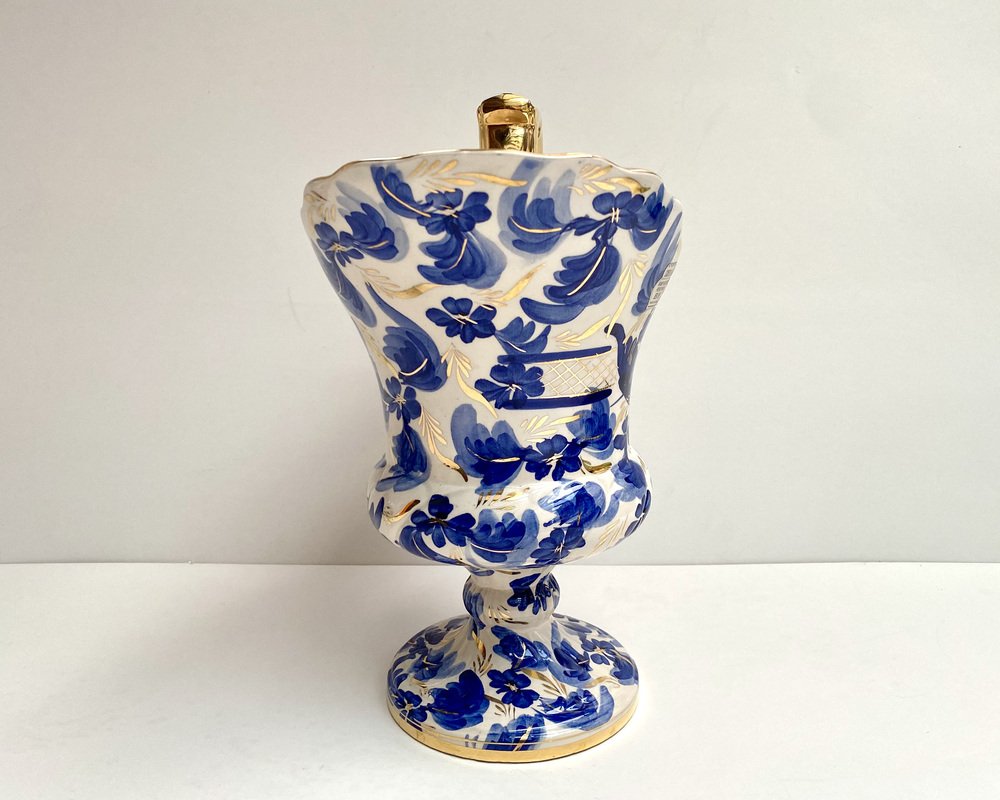 Vintage German Ceramic Vase by Hubert Bequet, 1960s for sale at Pamono