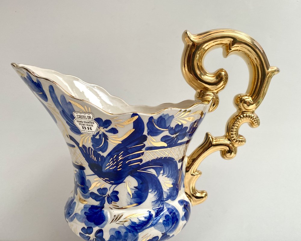 Vintage German Ceramic Vase by Hubert Bequet, 1960s for sale at Pamono