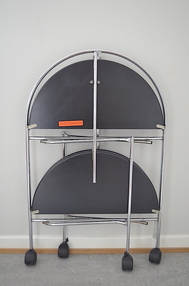 Foldable Serving Cart from Bremshey, 1970s for sale at Pamono