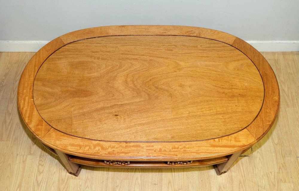 Chinese Oval Coffee Table for sale at Pamono