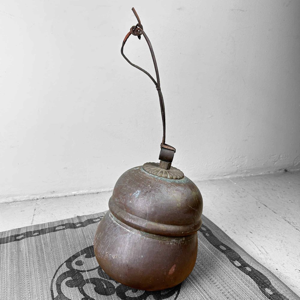 Copper Shrine Suzu Shinto Temple Bell, Japan, 1930s for sale at Pamono
