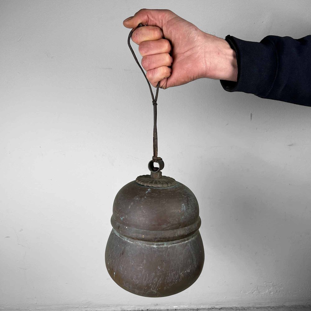 Copper Shrine Suzu Shinto Temple Bell, Japan, 1930s for sale at Pamono