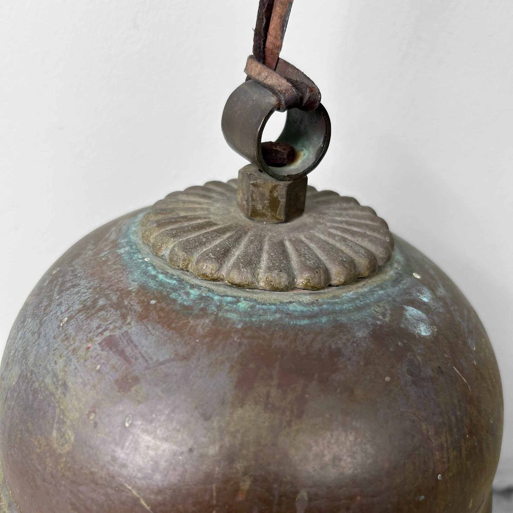 Copper Shrine Suzu Shinto Temple Bell, Japan, 1930s for sale at Pamono