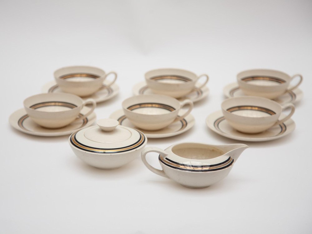 Edmond Bellefroid Tea Set attributed to Petrus Regout Maastricht ...