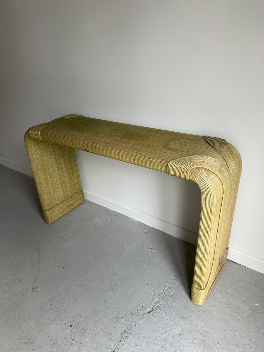 Pencil Reed Console Table by Vivai del Sud for sale at Pamono