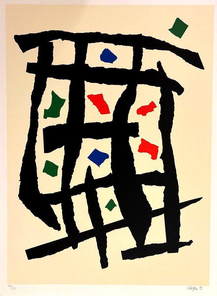 Robert Jacobsen, A Season in Hell, 1990s, Serigraph for sale at Pamono