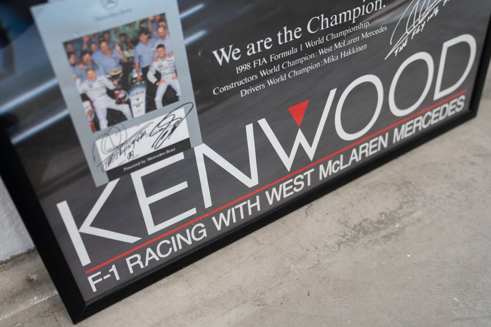 West McLaren Mercedes FIA Formula 1 Poster, 1998 for sale at Pamono