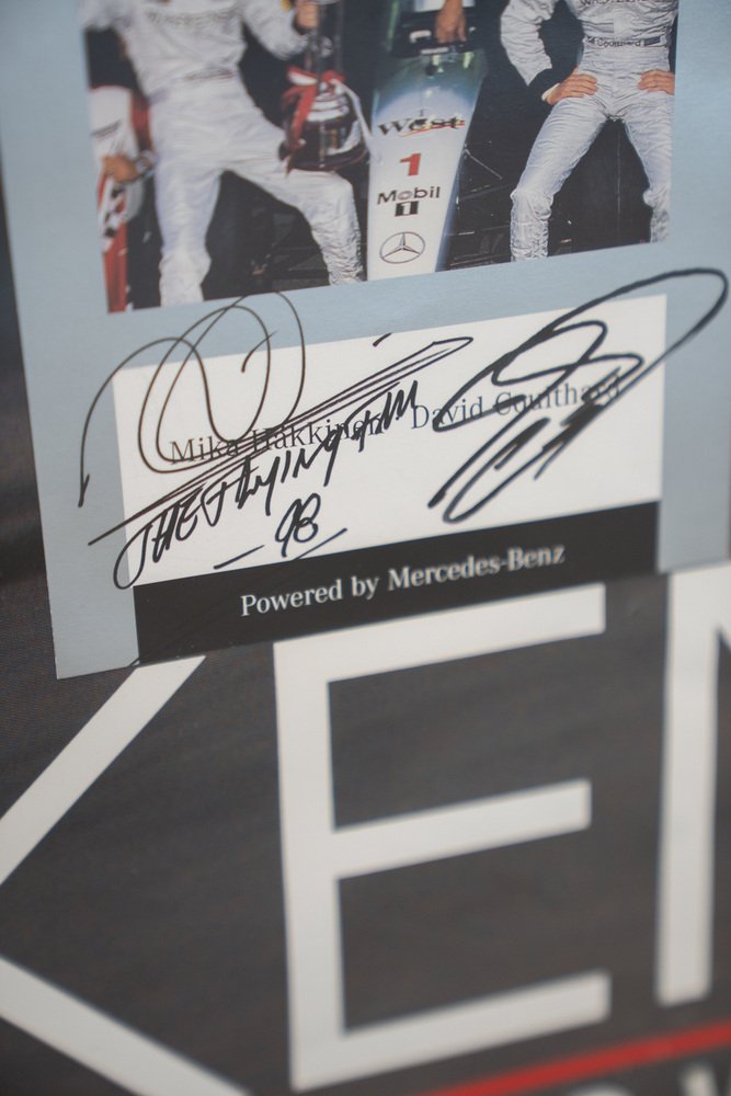 West McLaren Mercedes FIA Formula 1 Poster, 1998 for sale at Pamono