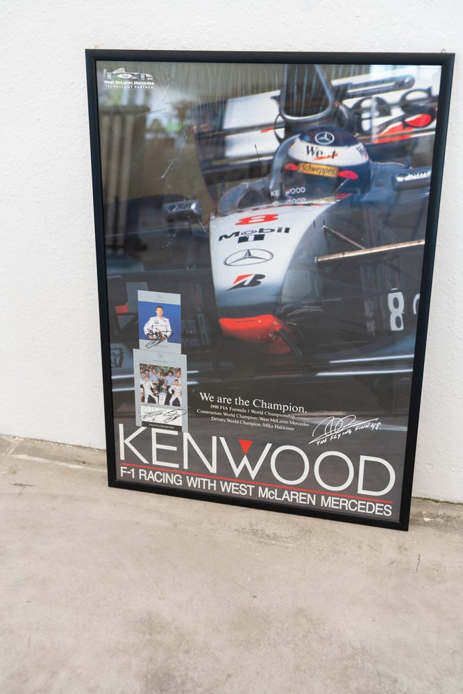 West McLaren Mercedes FIA Formula 1 Poster, 1998 for sale at Pamono