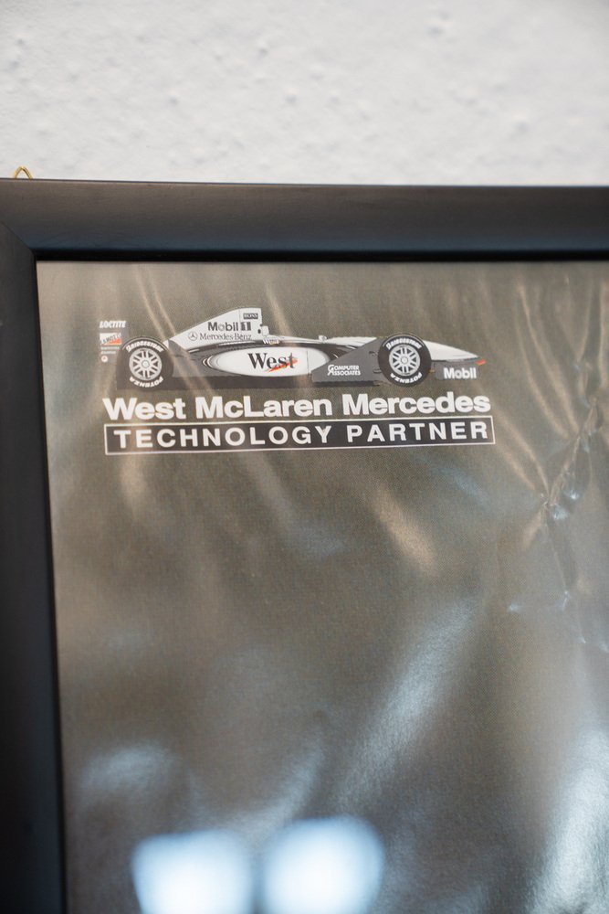West McLaren Mercedes FIA Formula 1 Poster, 1998 for sale at Pamono