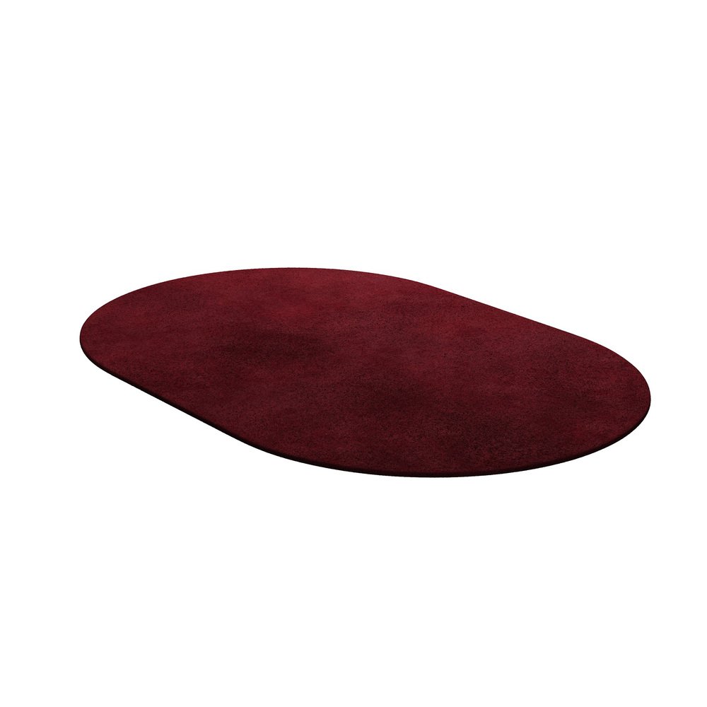 Tapis Oval Ruby #09 Modern Minimal Oval Shape Hand-Tufted Rug by TAPIS ...