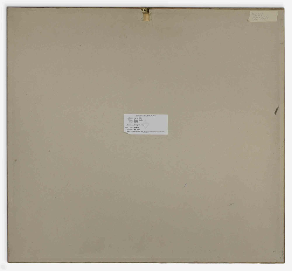 Conrad Marca Relli, Abstract Composition, Mixed Media on Paper, 1978 ...