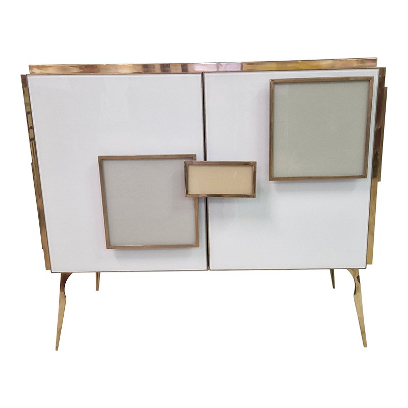 Credenza 2 Glass Doors, 1990s for sale at Pamono